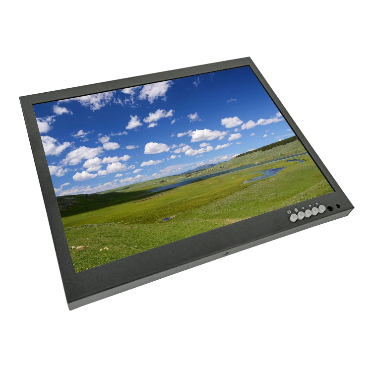 9.7 inch lcd square screen touch monitor with alu alloy frame