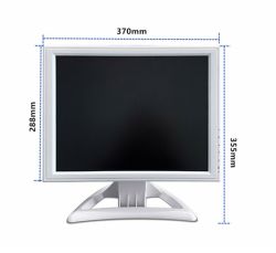 15 Inch led white color computer monitor